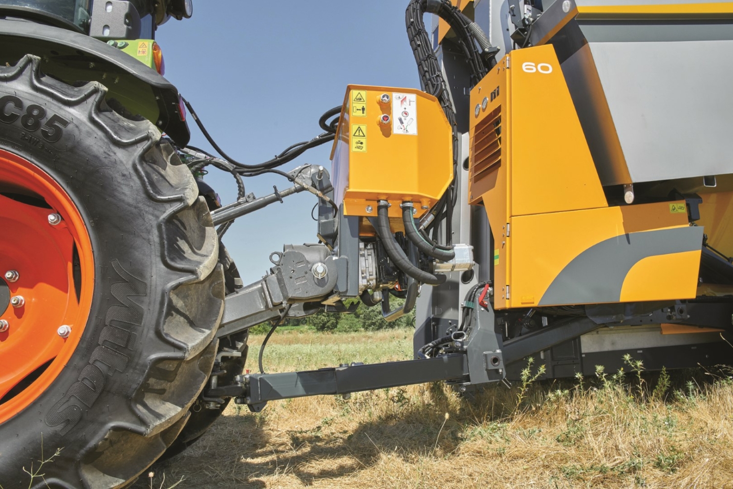 Tow Behind Harvester - New Grapes'Line harvester from Pellenc America