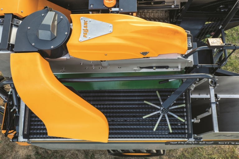 Tow Behind Harvester - New Grapes'Line harvester from Pellenc America