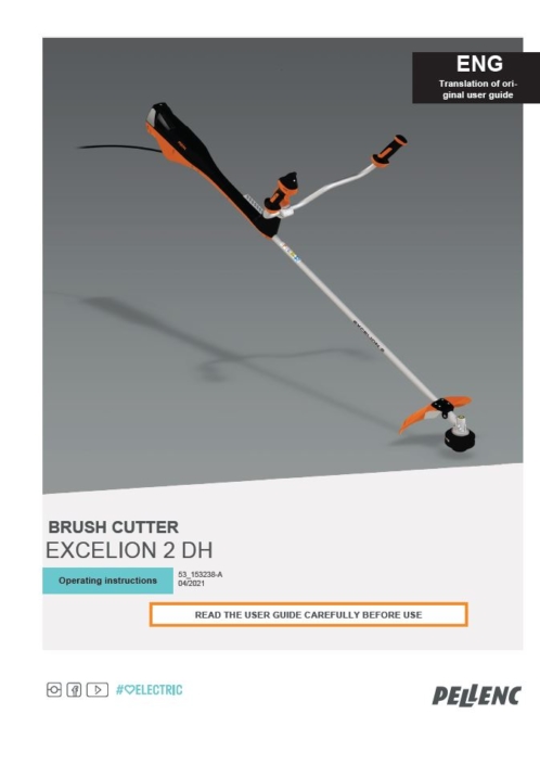 Brush cutter - Excelion 2 - Advanced battery-powered brush cutter