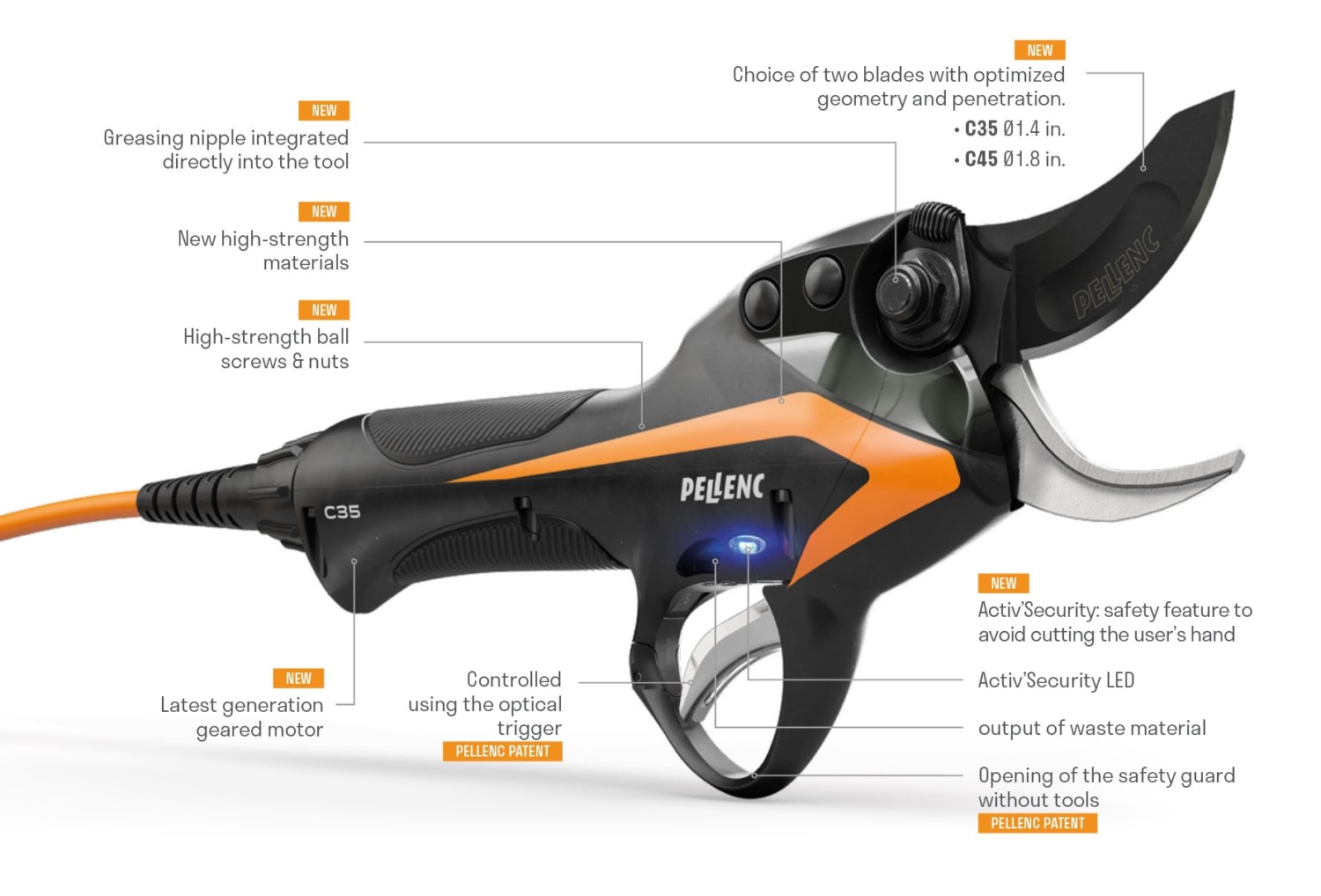 Vine Pruning Shears - C35 - Pellenc USA